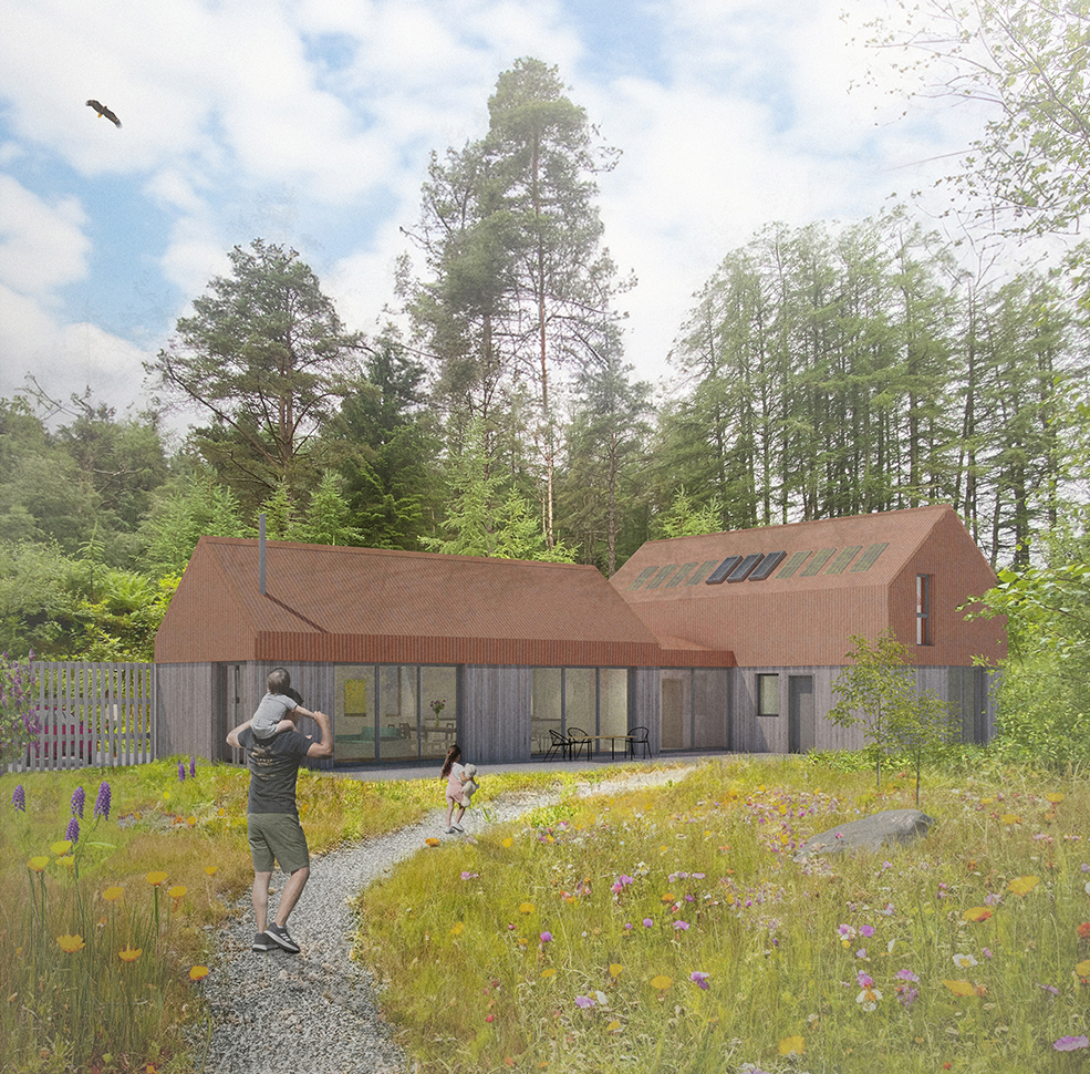 Helen Lucas Architects Edinburgh | project | new houses by aros burn ...